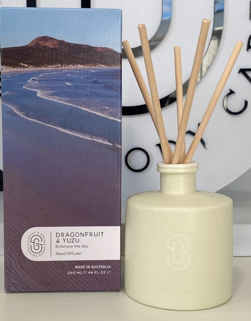 Scarlet & Grace - Ceramic Diffuser Dragonfruit & Yuzu 220ml Say It ...
